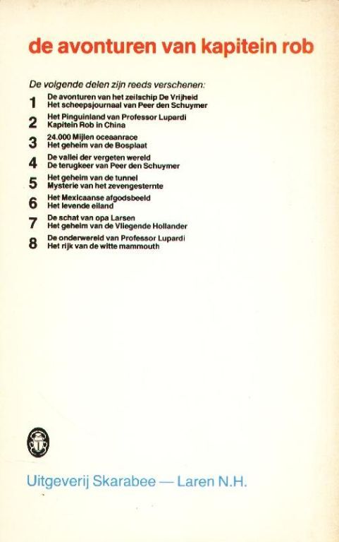 De avonturen van Kapitein Rob - dl 6 - Peter Juhn : Stripboeken