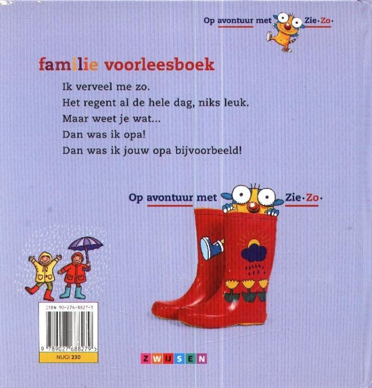 Familie voorleesboek - Op avontuur met ZieZo - Zwijsen : Kinderboeken