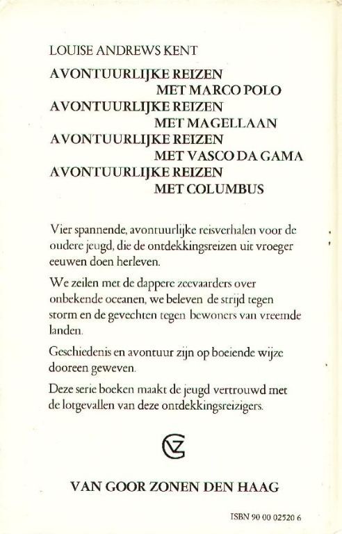 Vasco da Gama - Louise Andrews Kent : Jeugdboeken