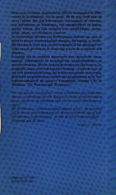 De Sluimerende Stranden Van De Geest Eddy C Bertin Science Fiction