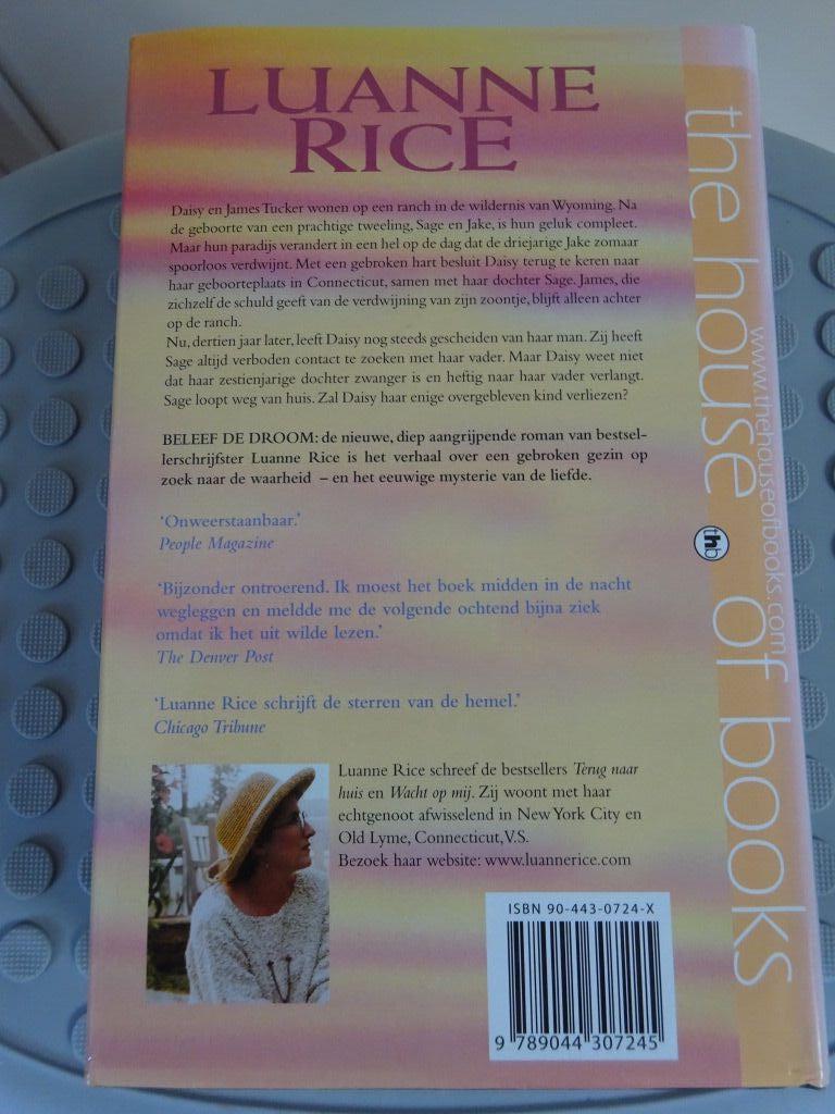 Luanne Rice : beleef de droom : Romans