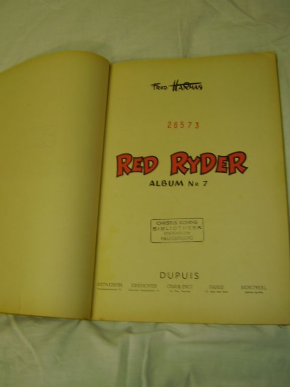 Red Ryder album 7 : Stripboeken