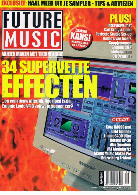 Future Music 1999 nr. 20 : Tijdschriften