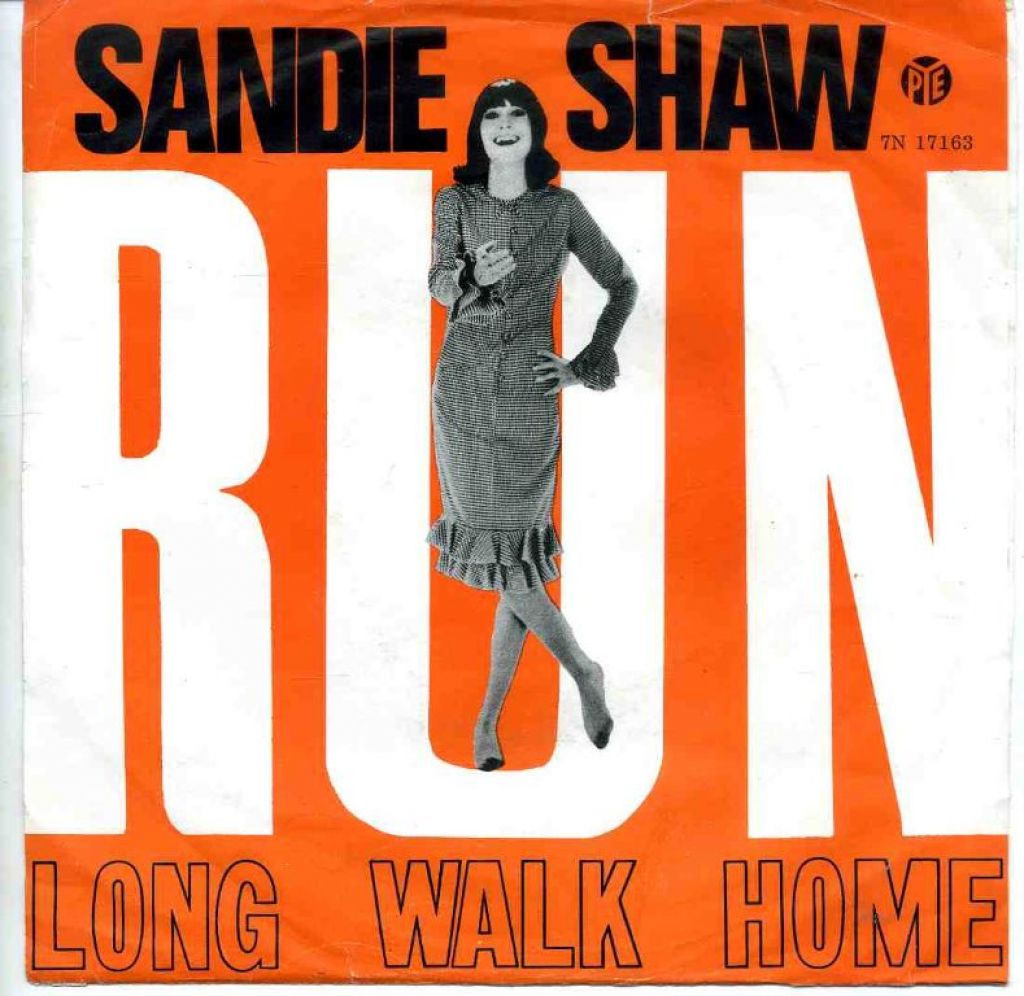 Sandie Shaw Run / Long Walk Home vinyl single 1966 MOOIE STAAT ...
