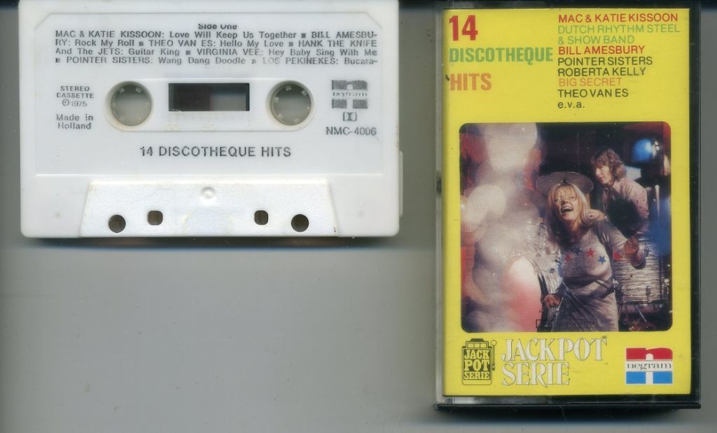 14 Discotheque Hits 14 nrs cassette 1975 ZGAN : Cassettebandjes