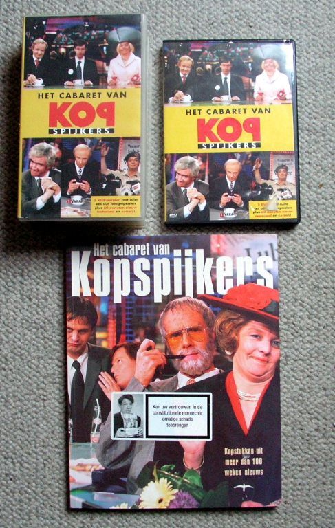 Het cabaret van Kopspijkers BOEK 2 DVD?s 2 VHS banden MOOI : Film en Tv