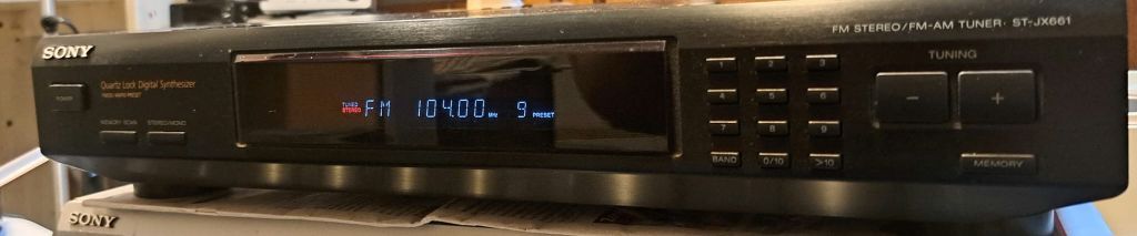 Sony ST-JX661 Stereo digitale tuner AM/FM : Geluid