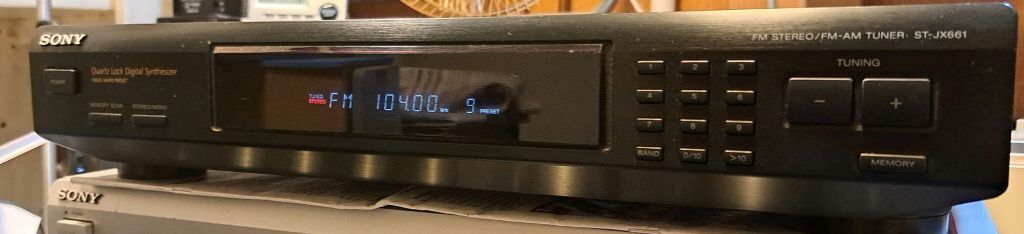 Sony ST-JX661 Stereo digitale tuner AM/FM : Geluid