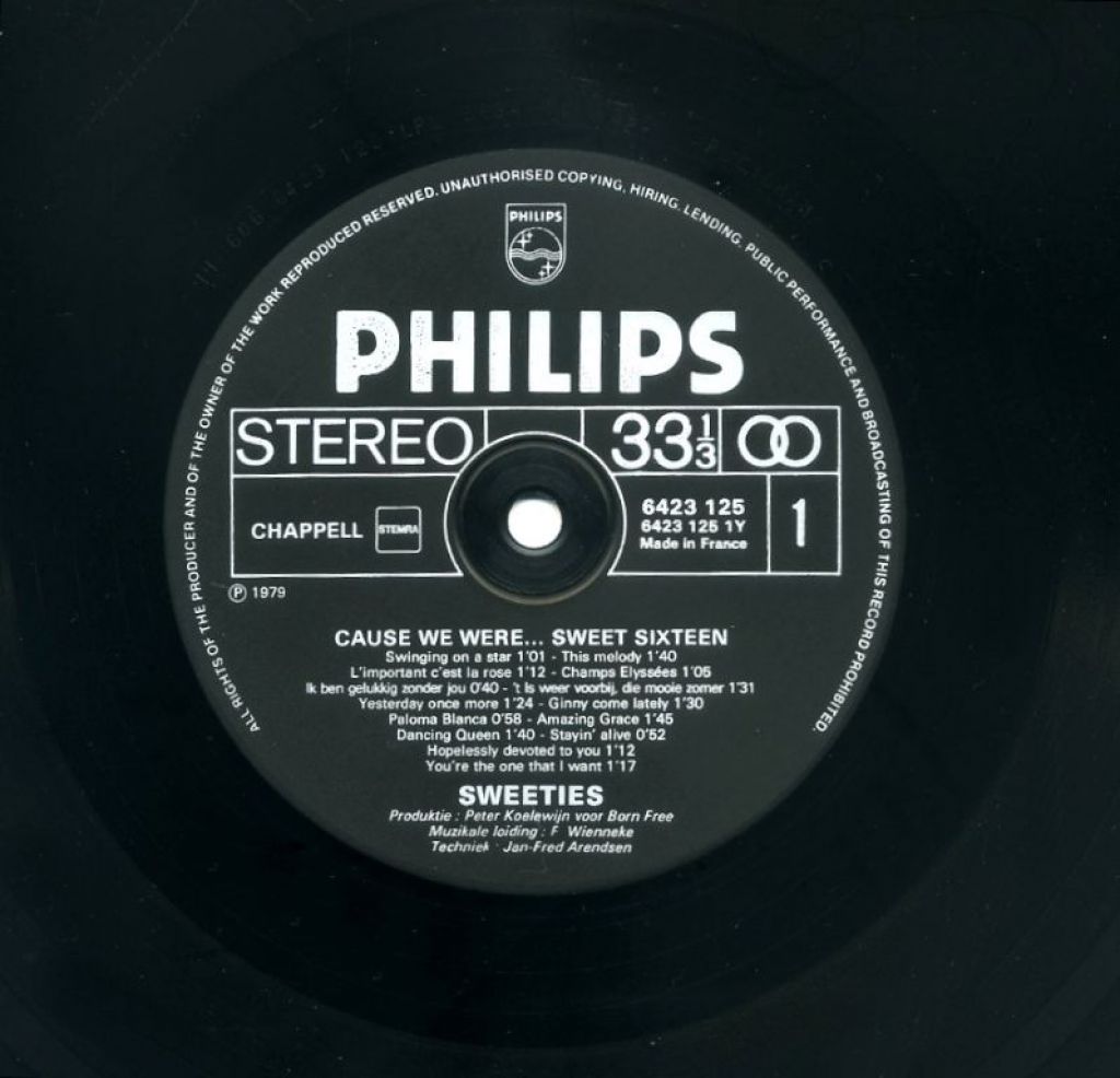Sweeties ? 'Cause We Were... Sweet Sixteen 11 nrs LP 1979 ZGAN ...